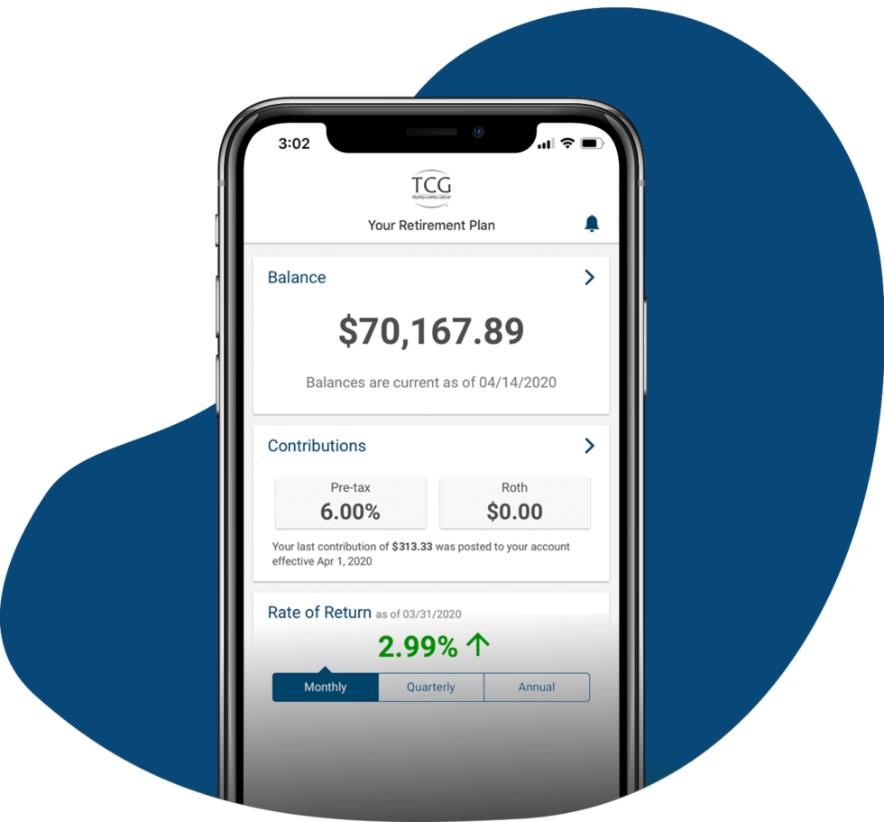 TCG Retirement Plan Mobile App | TCG, a HUB International company